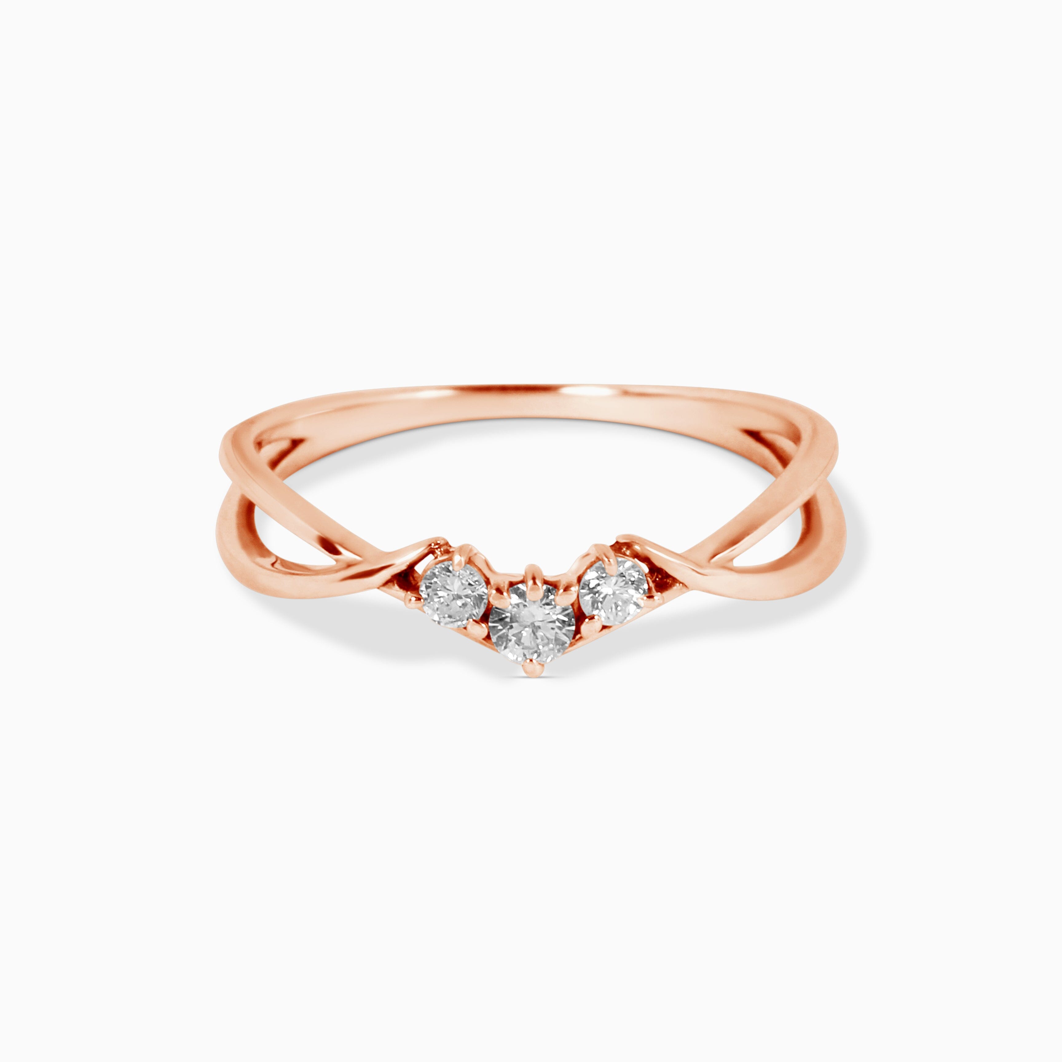 Arcus Crux Ring with White Diamonds – Kris Averi